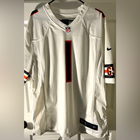 Nike | Shirts | Justin Fields Jersey Barely Worn Size Is Large Fits A ...